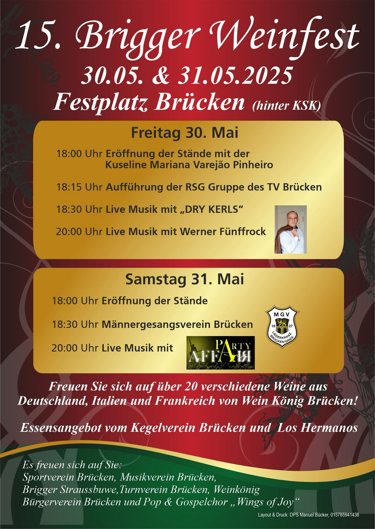 15. Brigger Weinfest – Zwei Tage voller Musik, Genuss und Geselligkeit ...