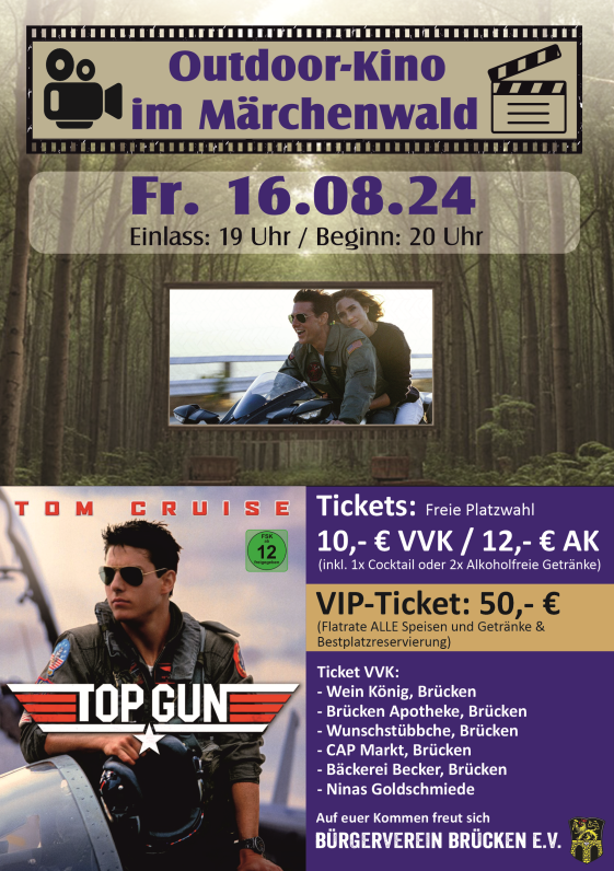 Top Gun - Outdoor-Kino im Märchenwald - News